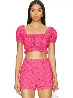 LOVERS AND FRIENDS Leah Top - Fuchsia