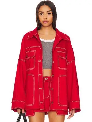 BY.DYLN X Revolve Cooper Jacket - Red