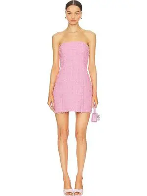 AMANDA UPRICHARD Amanda Uprichard Kelsey Tweed Mini Dress