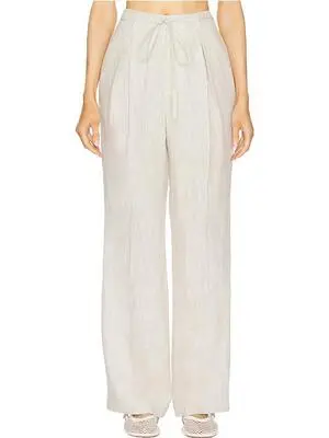 L'ACADEMIE L'Academie Manon Linen Blend Pant
