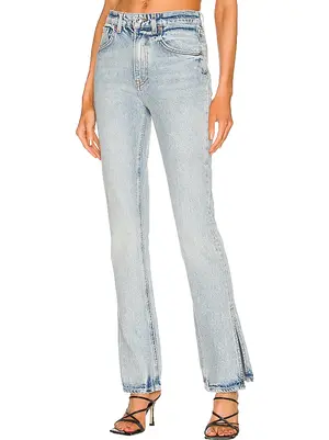 GRLFRND GRLFRND Harlow High Rise Boot Jeans Blue