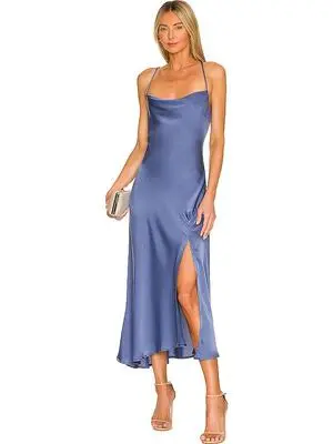 Astr The Label Gaia Dress - Blue