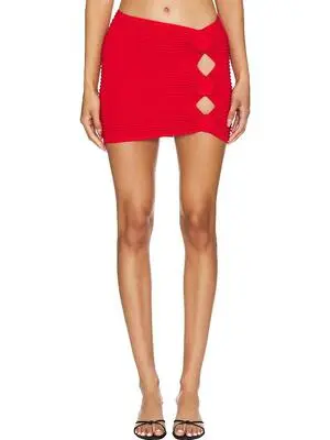 LOVERS AND FRIENDS Ziona Mini Skirt - Red