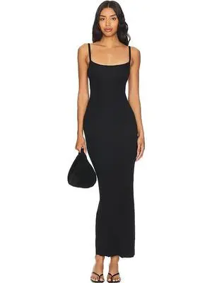 Cotton Citizen The Verona Spaghetti Maxi Dress - Black