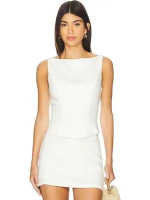 Amanda Uprichard X Revolve Ines Top - Ivory