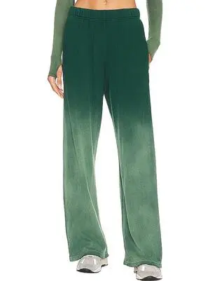 Michael Lauren Theoden Wide Leg Pant - Green