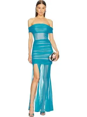 MICHAEL COSTELLO Michael Costello X REVOLVE Heidi Gown Blue