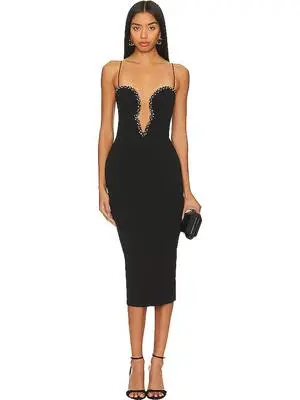 NOOKIE Adorn Midi Dress - Black