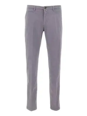 BRIGLIA 1949 Slim-cut Chino Trousers - Grey