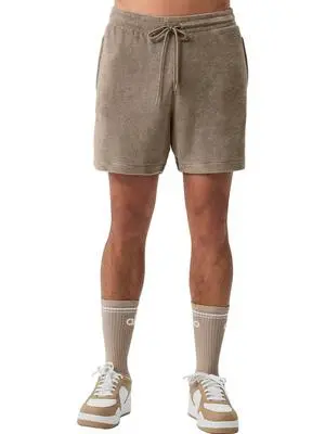 Alo Yoga Coastal Terry 7" Short Gravel