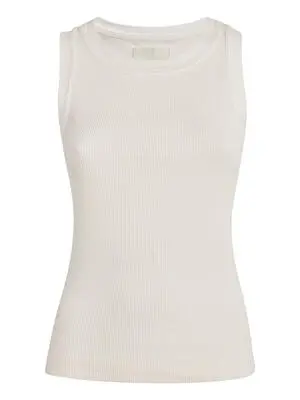 Citizens Of Humanity Ribbed Isabel Tank Top - Ivory