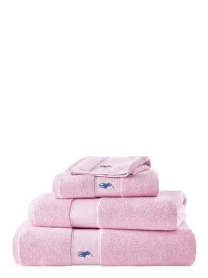Ralph Lauren Polo Player Face Cloth - Pink