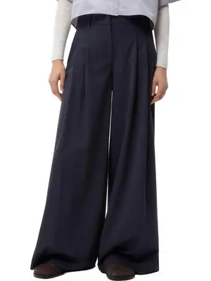 TWP CLOTHING Didi Wool Twill Pant - Indigo