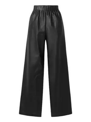 FFORME Murphy Leather Wide-leg Pants