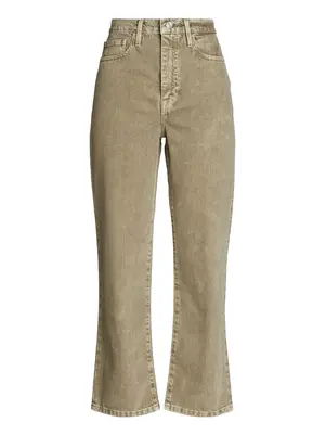 FRAME Le Jane Cropped Jeans - Sage Green