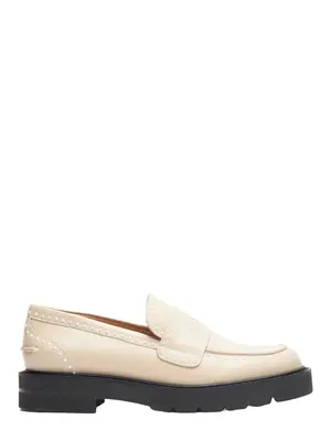 STUART WEITZMAN Parker Lift Loafers - Neutrals