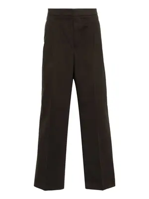 Ami Loose-cut Tailored Trousers - Brown
