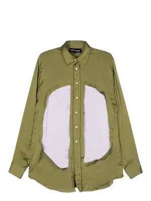 EDWARD CUMING Patchwork-detailing Shirt