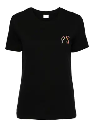 Paul Smith Logo-print Cotton T-shirt - Black