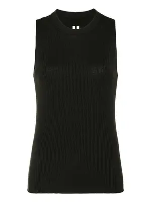 Rick Owens Porterville Ribbed Tank Top - Green
