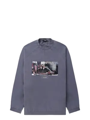 UNDERCOVERISM Painterly-print Cotton Sweatshirt - Grey