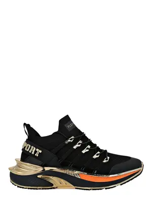 PLEIN SPORT Philipp Plein Chrome Surfer Sneakers - Black
