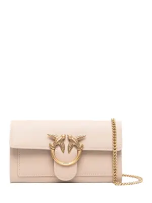 Pinko Love One Clutch Bag - Neutrals