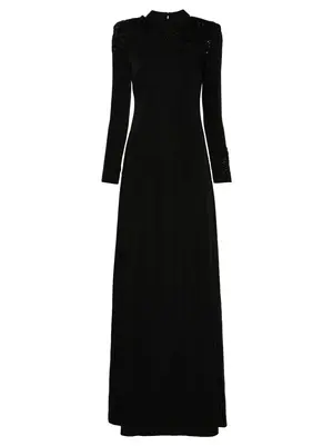 CRISTALLINI Nemesis Maxi Dress - Black