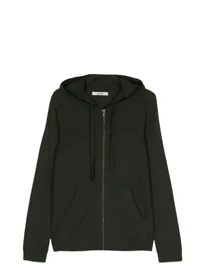 Zadig&Voltaire Zip-up Wool Hoodie - Green