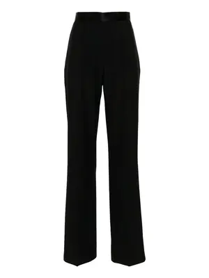 NENSI DOJAKA Wide-leg Tailored Trousers - Black
