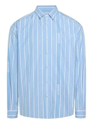 Jacquemus La Chemise Simon Jacquard Shirt - Blue