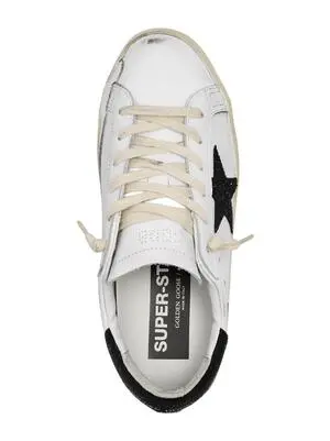 GOLDEN GOOSE Super-Star Swarovski Low Top Sneakers White/black