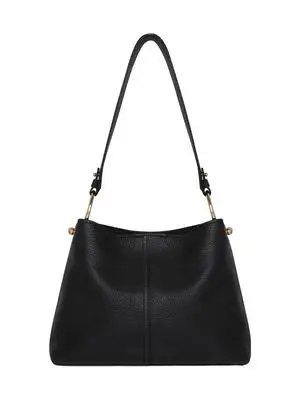 Strathberry Lana Leather Hobo Bag - Black