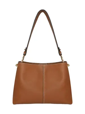 Strathberry Lana Leather Hobo Bag - Tan