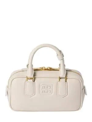 Miu Miu Arcadie Top-handle Bag - Talco