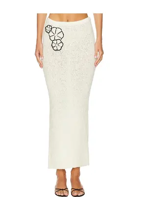 ASTA RESORT Camilla Knit Skirt - Ivory