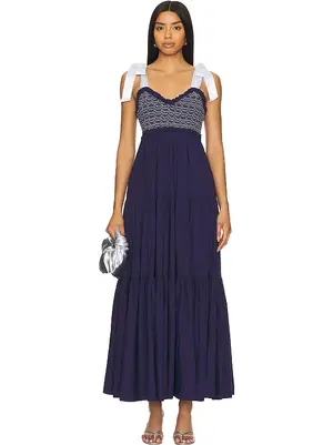 Free People Bluebell Solid Maxi Dress - Eclipse