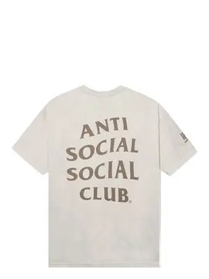ANTI SOCIAL SOCIAL CLUB X Undefeated Still Paranoid Tee Shirt - Light Sand
