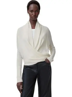 ALLSAINTS Wasson Pirate Lightweight Cardigan - Chalk White