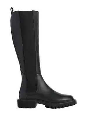 ALLSAINTS Maeve Leather Knee High Boots - Black