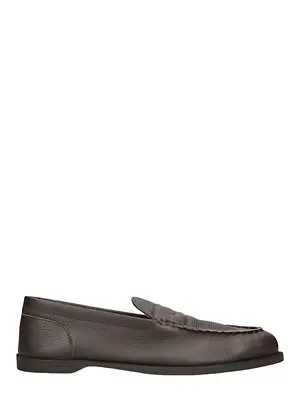 John Lobb Pace Leather Loafers - Dark Brown