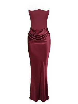 princess polly baby blue dress 12 Burgundy Dress Outfits That Look Good on Anyone main image 0