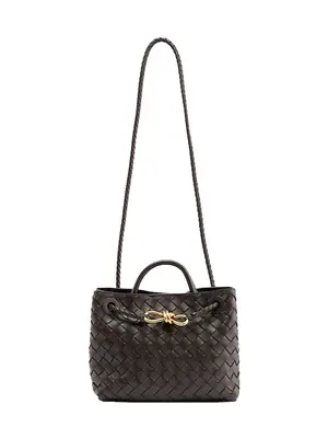 Bottega Veneta Andiamo Small Leather Tote Bag - Fondant