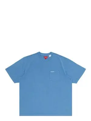 Supreme Short-sleeve Pocket Tee 'light Slate - Blue