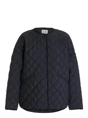 TOTEME Oversized Quilted Jacket - Black