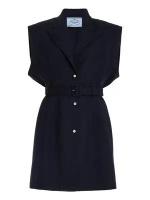 Prada Wool Blazer Mini Dress - Navy
