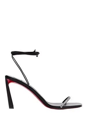 CHRISTIAN LOUBOUTIN Condora 85mm Embellished Leather Sandals - Black