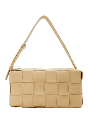 Bottega Veneta The Brick Cassette Leather Bag - Neutral