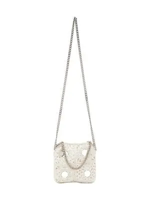 Stella McCartney Stella McCartney Falabella Crocheted Chain Bag Neutral