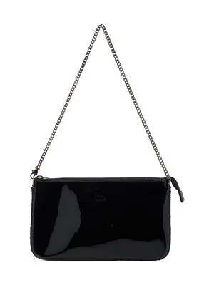 CHRISTIAN LOUBOUTIN Loubila Crystal-embellished Clutch - Black